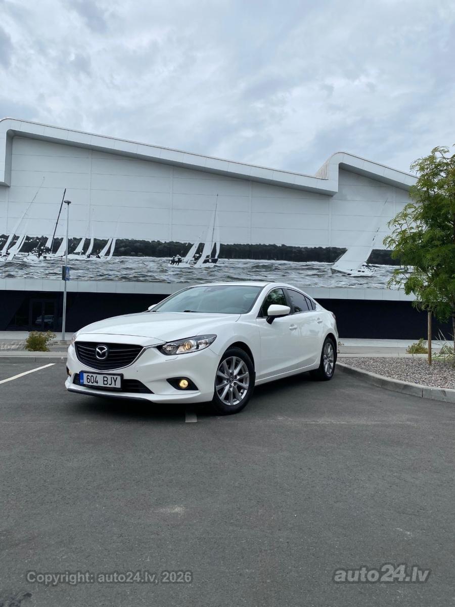 White Mazda 6 2013 in Tallinn, with an engine capacity of 2.00 L and mileage of 325 thousand km for 7999 €, photo 1 on AUTOMOTO.COM.LV