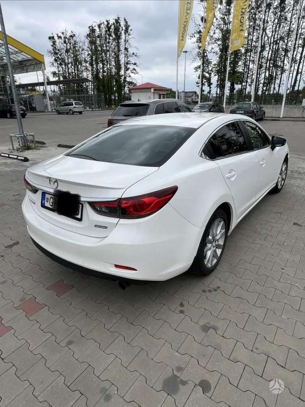 Balts Mazda 6 2013 Kauņa, ar dzinēja tilpumu 2.00 L un nobraukumu 267 tūkst. km par 5990 €, foto 4 vietnē AUTOMOTO.COM.LV