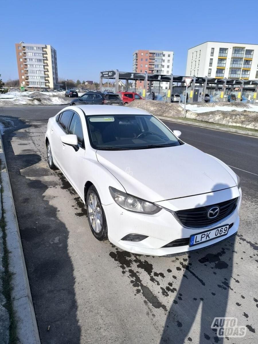 Balts Mazda 6 2014 Klaipėda, ar dzinēja tilpumu 2.50 L un nobraukumu 160 tūkst. km par 4999 €, foto 4 vietnē AUTOMOTO.COM.LV