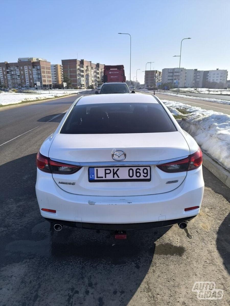 Balts Mazda 6 2014 Klaipėda, ar dzinēja tilpumu 2.50 L un nobraukumu 160 tūkst. km par 4999 €, foto 5 vietnē AUTOMOTO.COM.LV