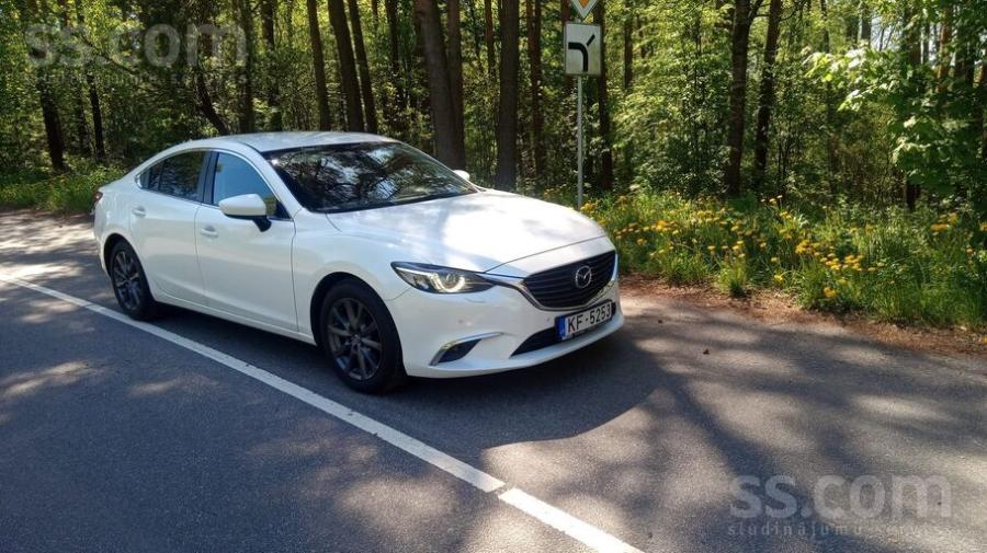 Balts Mazda 6 2015 Daugavpils, ar dzinēja tilpumu 2.20 L un nobraukumu 229 tūkst. km par 8700 €, foto 5 vietnē AUTOMOTO.COM.LV