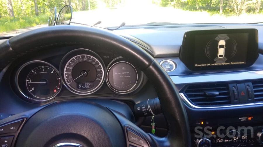Balts Mazda 6 2015 Daugavpils, ar dzinēja tilpumu 2.20 L un nobraukumu 229 tūkst. km par 8700 €, foto 10 vietnē AUTOMOTO.COM.LV