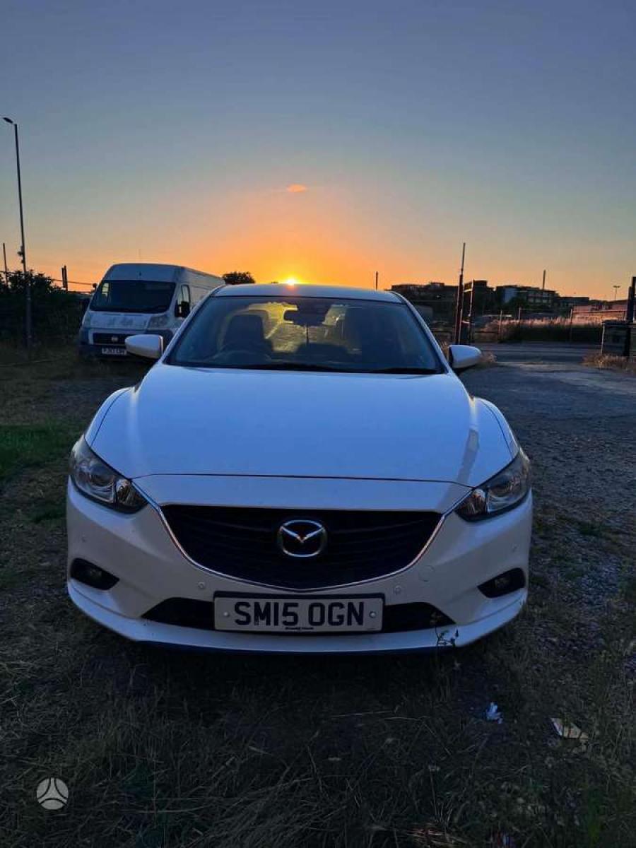 Balts Mazda 6 2015 Vilkaviškis, ar dzinēja tilpumu 2.19 L un nobraukumu 150 tūkst. km par 2350 €, foto 1 vietnē AUTOMOTO.COM.LV