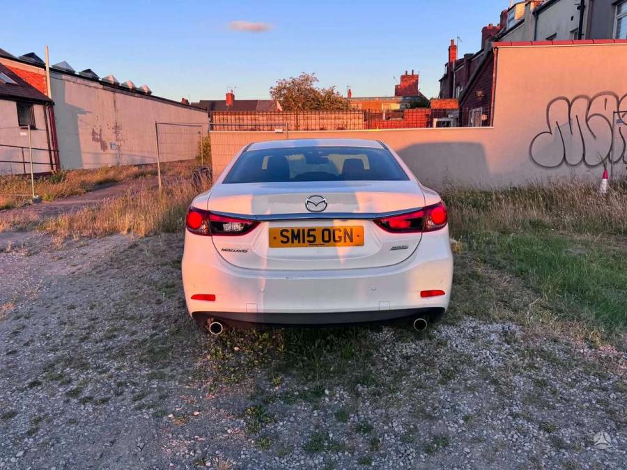 Balts Mazda 6 2015 Vilkaviškis, ar dzinēja tilpumu 2.19 L un nobraukumu 150 tūkst. km par 2350 €, foto 5 vietnē AUTOMOTO.COM.LV