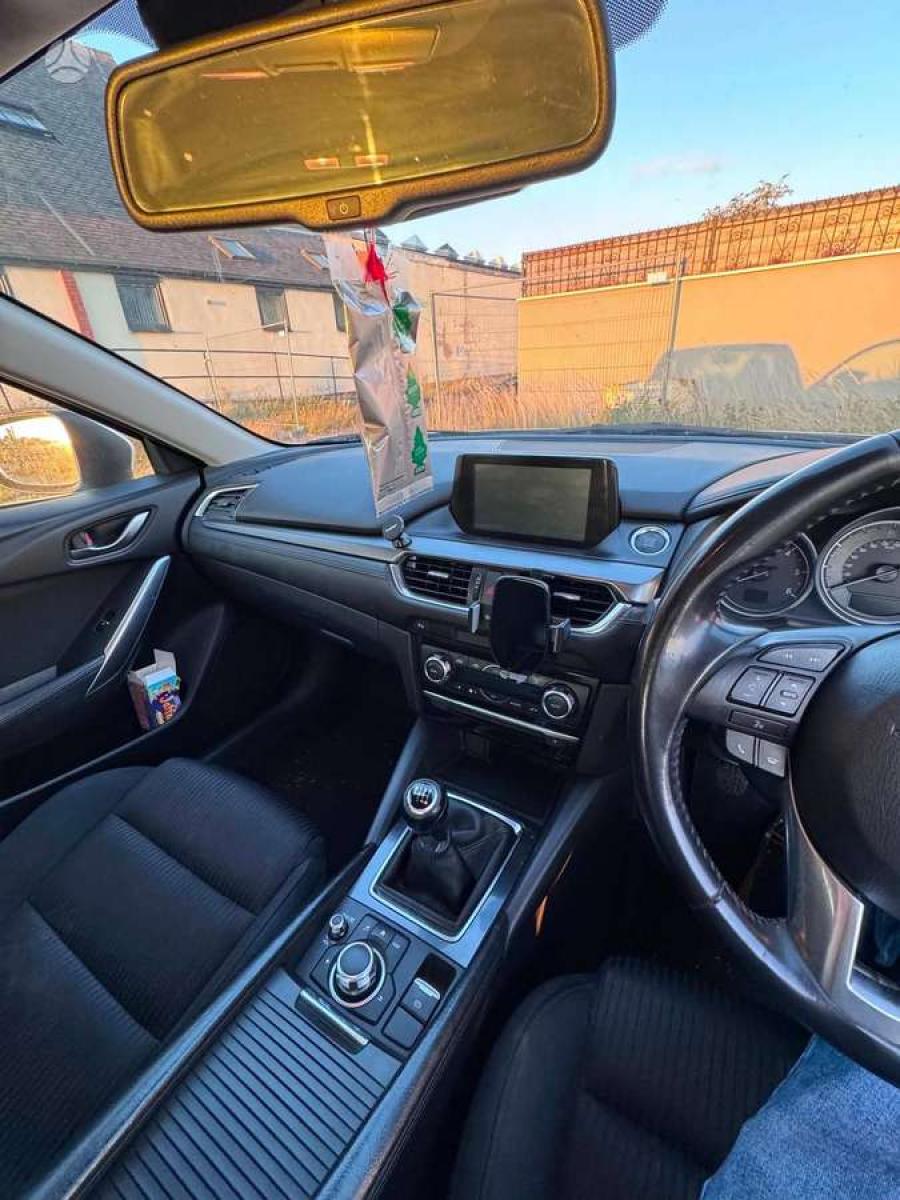 Balts Mazda 6 2015 Vilkaviškis, ar dzinēja tilpumu 2.19 L un nobraukumu 150 tūkst. km par 2350 €, foto 6 vietnē AUTOMOTO.COM.LV