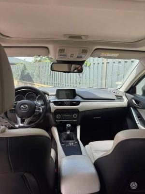 White Mazda 6 2015 in Siauliai, with an engine capacity of 2.19 L and mileage of 271 thousand km for 6000 €, photo 7 on AUTOMOTO.COM.LV
