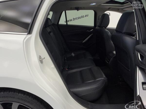Balts Mazda 6 2016 Avižieniai, ar dzinēja tilpumu 2.20 L un nobraukumu 390 tūkst. km par 8900 €, foto 10 vietnē AUTOMOTO.COM.LV