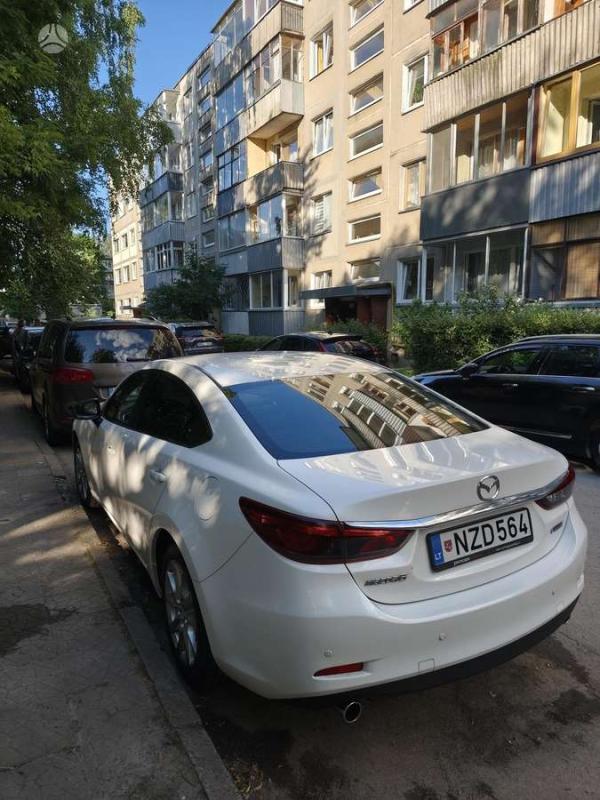 Balts Mazda 6 2016 Kauņa, ar dzinēja tilpumu 2.19 L un nobraukumu 177 tūkst. km par 8000 €, foto 4 vietnē AUTOMOTO.COM.LV