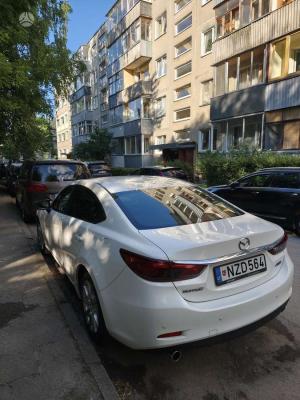 White Mazda 6 2016 in Kaunas, with an engine capacity of 2.19 L and mileage of 177 thousand km for 8000 €, photo 5 on AUTOMOTO.COM.LV