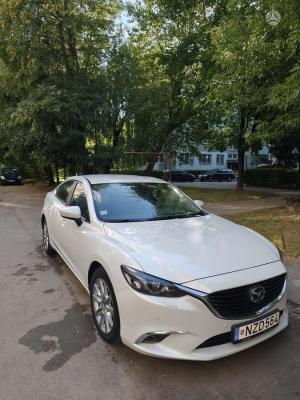White Mazda 6 2016 in Kaunas, with an engine capacity of 2.19 L and mileage of 177 thousand km for 8000 €, photo 7 on AUTOMOTO.COM.LV