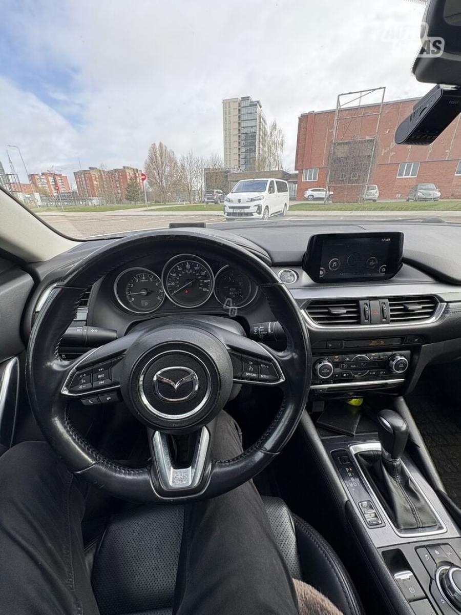 White Mazda 6 2017 in Klaipeda, with an engine capacity of 2.50 L and mileage of 167 thousand km for 8900 €, photo 12 on AUTOMOTO.COM.LV