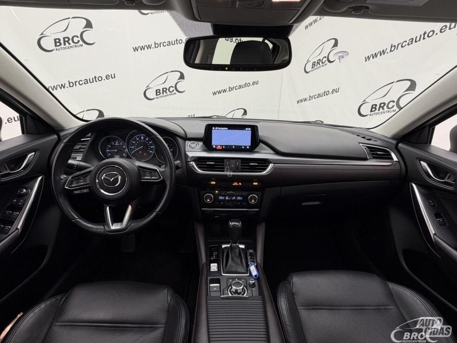 Balts Mazda 6 2017 Avižieniai, ar dzinēja tilpumu 2.50 L un nobraukumu 126 tūkst. km par 9900 €, foto 4 vietnē AUTOMOTO.COM.LV