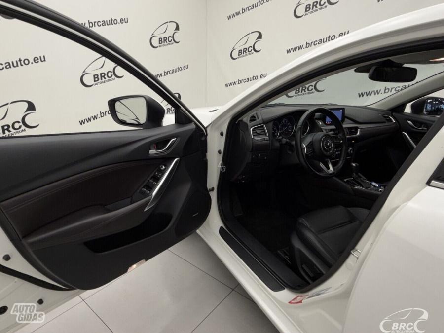 Balts Mazda 6 2017 Avižieniai, ar dzinēja tilpumu 2.50 L un nobraukumu 126 tūkst. km par 9900 €, foto 21 vietnē AUTOMOTO.COM.LV