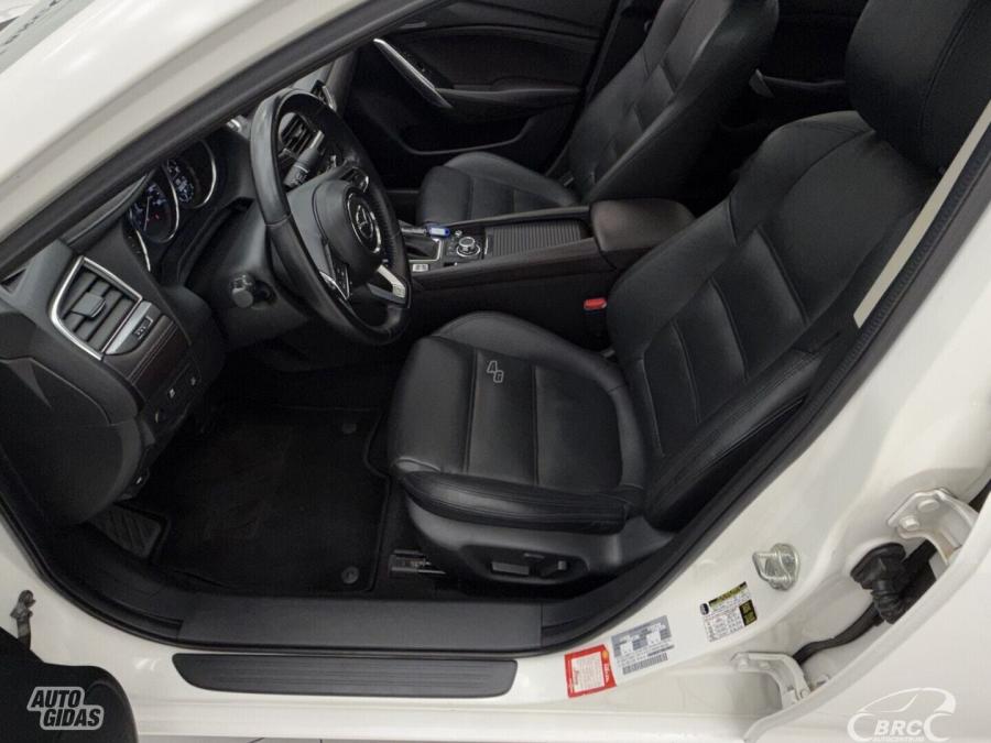 Balts Mazda 6 2017 Avižieniai, ar dzinēja tilpumu 2.50 L un nobraukumu 126 tūkst. km par 9900 €, foto 23 vietnē AUTOMOTO.COM.LV