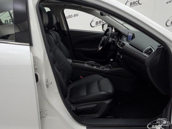 Balts Mazda 6 2017 Avižieniai, ar dzinēja tilpumu 2.50 L un nobraukumu 126 tūkst. km par 9900 €, foto 4 vietnē AUTOMOTO.COM.LV