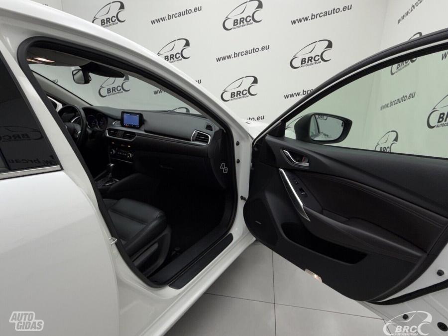 Balts Mazda 6 2017 Avižieniai, ar dzinēja tilpumu 2.50 L un nobraukumu 126 tūkst. km par 9900 €, foto 9 vietnē AUTOMOTO.COM.LV
