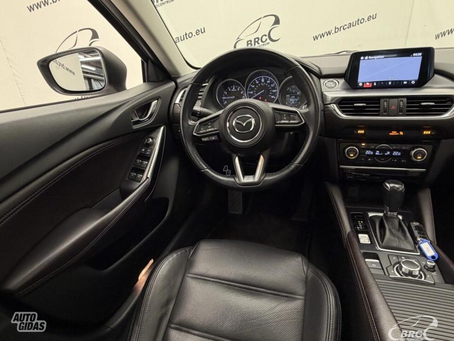 Balts Mazda 6 2017 Avižieniai, ar dzinēja tilpumu 2.50 L un nobraukumu 126 tūkst. km par 9900 €, foto 15 vietnē AUTOMOTO.COM.LV