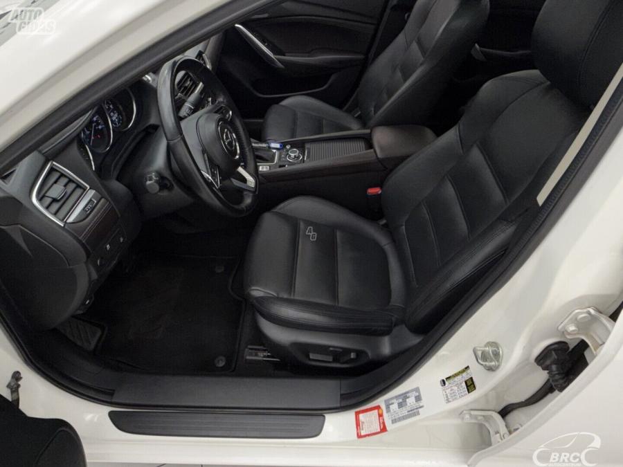 Balts Mazda 6 2017 Avižieniai, ar dzinēja tilpumu 2.50 L un nobraukumu 126 tūkst. km par 9900 €, foto 23 vietnē AUTOMOTO.COM.LV