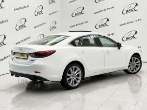 White Mazda 6 2017 in Vilnius, with an engine capacity of 2.49 L and mileage of 126 thousand km for 8900 €, photo 4 on AUTOMOTO.COM.LV