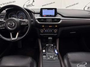 White Mazda 6 2017 in Vilnius, with an engine capacity of 2.49 L and mileage of 126 thousand km for 8900 €, photo 17 on AUTOMOTO.COM.LV