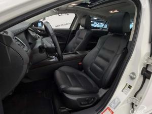 White Mazda 6 2017 in Vilnius, with an engine capacity of 2.49 L and mileage of 126 thousand km for 8900 €, photo 25 on AUTOMOTO.COM.LV