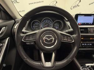 White Mazda 6 2017 in Vilnius, with an engine capacity of 2.49 L and mileage of 126 thousand km for 8900 €, photo 32 on AUTOMOTO.COM.LV