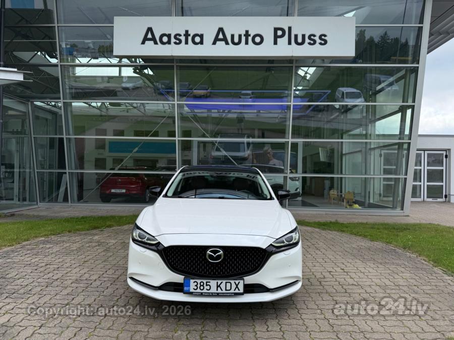 White Mazda 6 2021 in Tartu, with an engine capacity of 2.50 L and mileage of 51 thousand km for 24990 €, photo 3 on AUTOMOTO.COM.LV