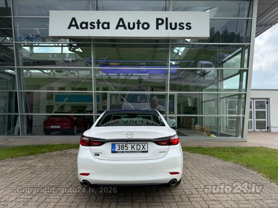White Mazda 6 2021 in Tartu, with an engine capacity of 2.50 L and mileage of 51 thousand km for 24990 €, photo 6 on AUTOMOTO.COM.LV