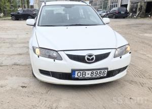 White Mazda 6 2007 in Riga, with an engine capacity of 2.00 L and mileage of 257 thousand km for 700 €, photo  on AUTOMOTO.COM.LV