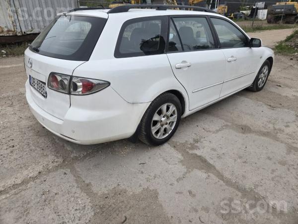Белый Мазда 6 2007 в Рига, объемом двигателя 2.00 л и пробегом 257 тыс. км за 700 €, фото 8 на AUTOMOTO.COM.LV