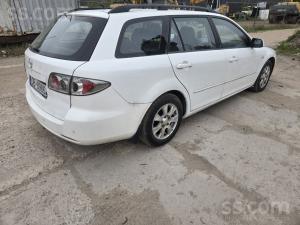 White Mazda 6 2007 in Riga, with an engine capacity of 2.00 L and mileage of 257 thousand km for 700 €, photo 9 on AUTOMOTO.COM.LV
