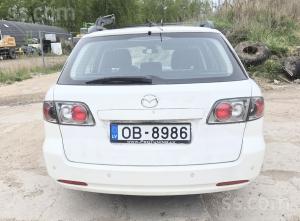 White Mazda 6 2007 in Riga, with an engine capacity of 2.00 L and mileage of 257 thousand km for 700 €, photo 10 on AUTOMOTO.COM.LV