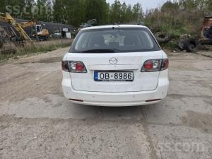White Mazda 6 2007 in Riga, with an engine capacity of 2.00 L and mileage of 257 thousand km for 700 €, photo 11 on AUTOMOTO.COM.LV
