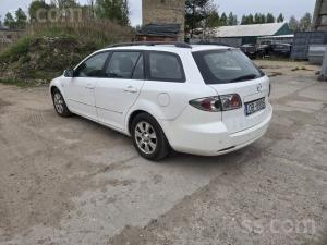 White Mazda 6 2007 in Riga, with an engine capacity of 2.00 L and mileage of 257 thousand km for 700 €, photo 12 on AUTOMOTO.COM.LV