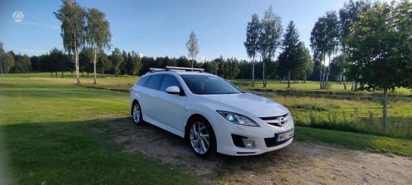 White Mazda 6 2008 in Vilnius, with an engine capacity of 2.00 L and mileage of 260 thousand km for 3850 €, photo 5 on AUTOMOTO.COM.LV