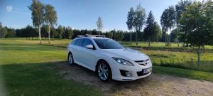 White Mazda 6 2008 in Vilnius, with an engine capacity of 2.00 L and mileage of 260 thousand km for 3850 €, photo 6 on AUTOMOTO.COM.LV
