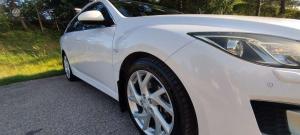 White Mazda 6 2008 in Vilnius, with an engine capacity of 2.00 L and mileage of 260 thousand km for 3850 €, photo 24 on AUTOMOTO.COM.LV
