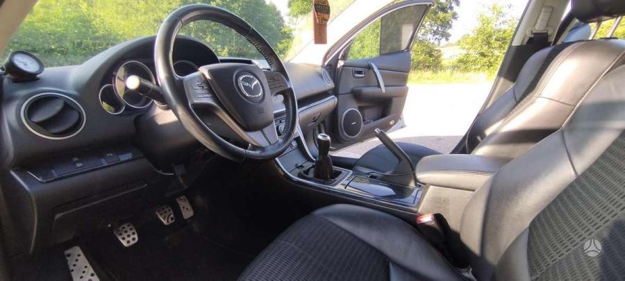 White Mazda 6 2008 in Vilnius, with an engine capacity of 2.00 L and mileage of 260 thousand km for 3850 €, photo 27 on AUTOMOTO.COM.LV