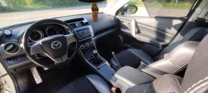 White Mazda 6 2008 in Vilnius, with an engine capacity of 2.00 L and mileage of 260 thousand km for 3850 €, photo 34 on AUTOMOTO.COM.LV