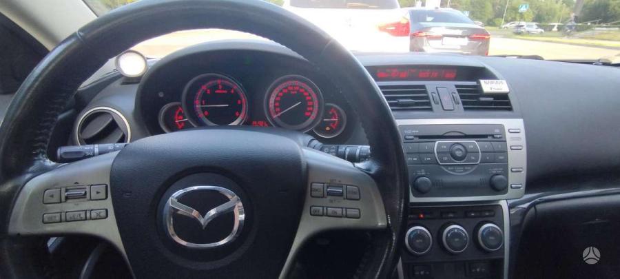 White Mazda 6 2008 in Vilnius, with an engine capacity of 2.00 L and mileage of 260 thousand km for 3850 €, photo 36 on AUTOMOTO.COM.LV