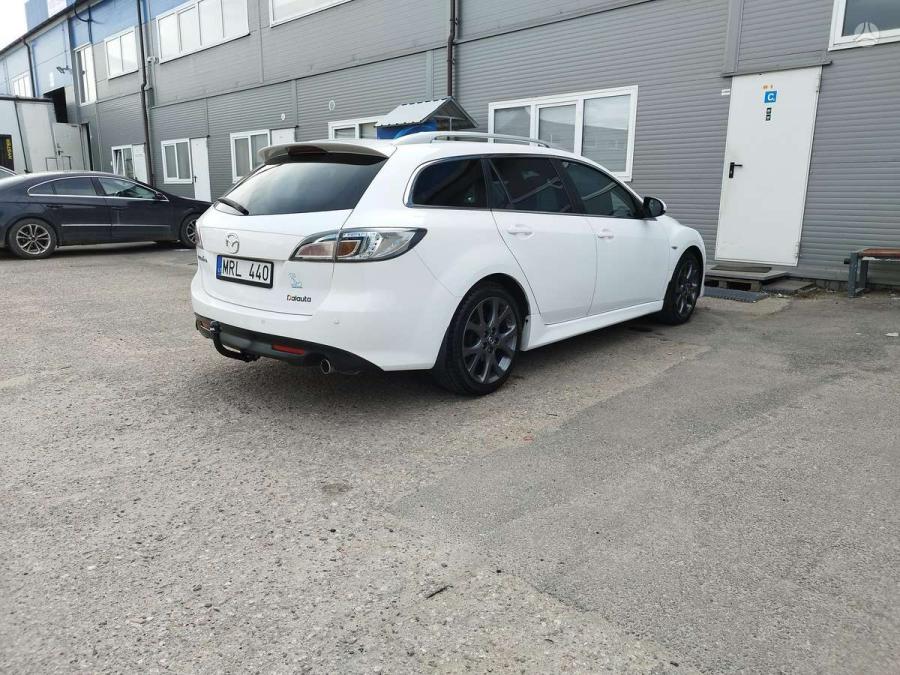 White Mazda 6 2008 in Vilnius, with an engine capacity of 2.00 L and mileage of 260 thousand km for 3850 €, photo 44 on AUTOMOTO.COM.LV