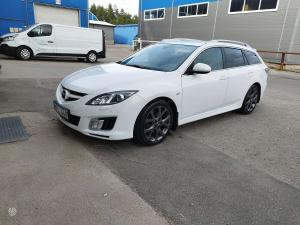 White Mazda 6 2008 in Vilnius, with an engine capacity of 2.00 L and mileage of 260 thousand km for 3850 €, photo 45 on AUTOMOTO.COM.LV