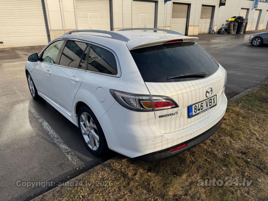 White Mazda 6 2011 in Tallinn, with an engine capacity of 2.20 L and mileage of 270 thousand km for 3900 €, photo 3 on AUTOMOTO.COM.LV