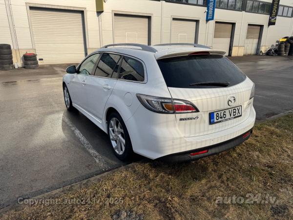 White Mazda 6 2011 in Tallinn, with an engine capacity of 2.20 L and mileage of 270 thousand km for 3900 €, photo 6 on AUTOMOTO.COM.LV
