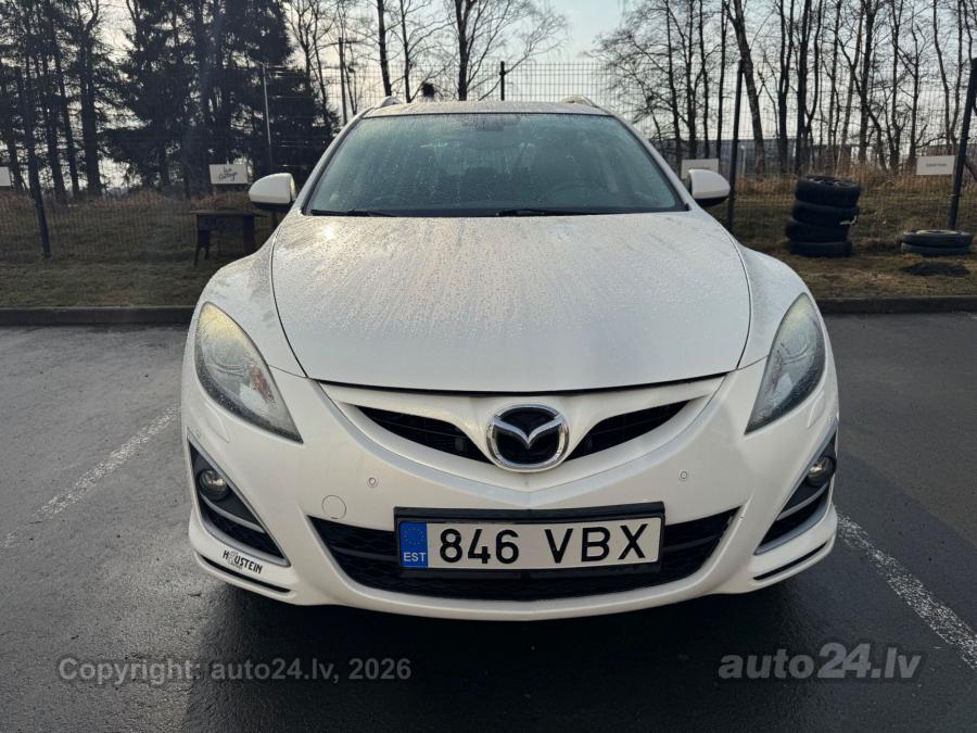 White Mazda 6 2011 in Tallinn, with an engine capacity of 2.20 L and mileage of 270 thousand km for 3900 €, photo 8 on AUTOMOTO.COM.LV