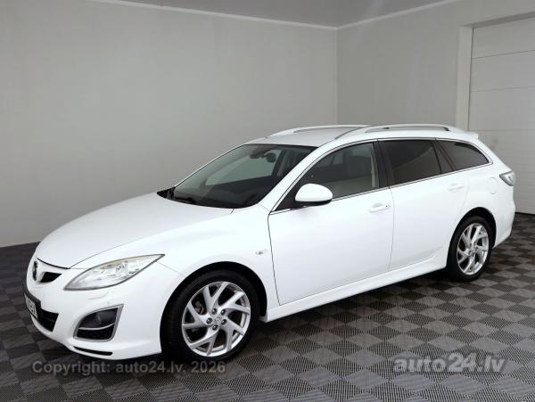 White Mazda 6 2011 in Tallinn, with an engine capacity of 2.20 L and mileage of 257 thousand km for 1899 €, photo 2 on AUTOMOTO.COM.LV