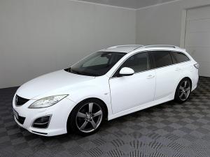 White Mazda 6 2011 in Tallinn, with an engine capacity of 2.20 L and mileage of 269 thousand km for 1999 €, photo 3 on AUTOMOTO.COM.LV