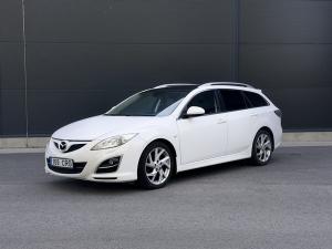 Balts Mazda 6 2012 Tallina, ar dzinēja tilpumu 2.00 L un nobraukumu 309 tūkst. km par 2499 €, foto  vietnē AUTOMOTO.COM.LV