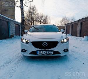 White Mazda 6 2013 in Riga, with an engine capacity of 2.20 L and mileage of 230 thousand km for 7300 €, photo  on AUTOMOTO.COM.LV