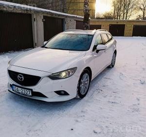 White Mazda 6 2013 in Riga, with an engine capacity of 2.20 L and mileage of 230 thousand km for 7300 €, photo 2 on AUTOMOTO.COM.LV